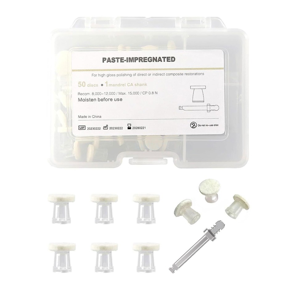 Dental Composite Polishing Discs Paste Impregnated Discs Finishing Felt ...