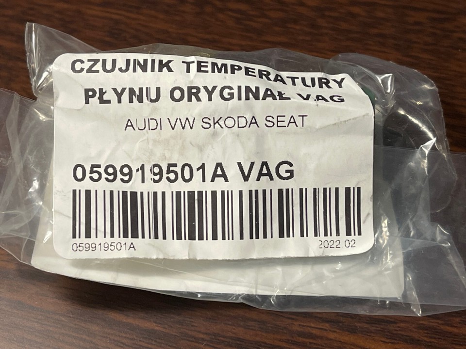 GENUINE VW 059919501A coolant temperature sensor for A2-A8 TT GOLF ...