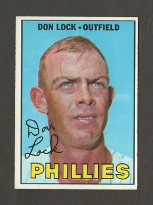 1967 Topps Baseball Card #376 Don Lock – Philadelphia Phillies | eBay