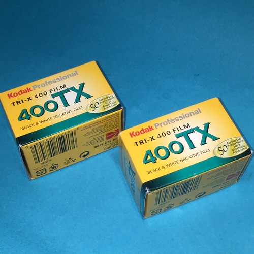 KODAK 400 TX TRI-X B&W CAMERA NEGATIVE FILM 36 Exp 2 BOXES FREEZER ...