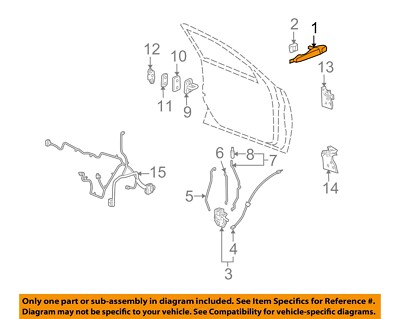 GM OEM-Outside Exterior Door Handle Left 25865676 | eBay