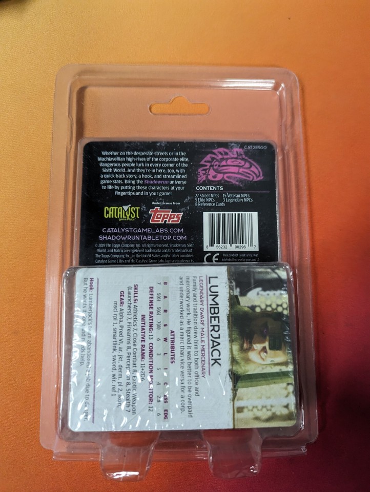 Shadowrun Rogues' Gallery NPC Deck RPG NEW NIB | eBay