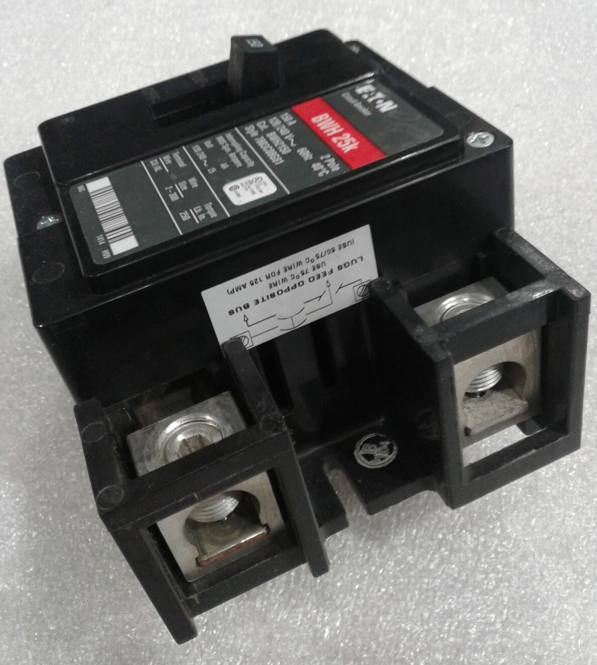 BWH2150 EATON 2 POLE 150A 120/240VAC 60Hz UL CIRCUIT BREAKER NEW | eBay