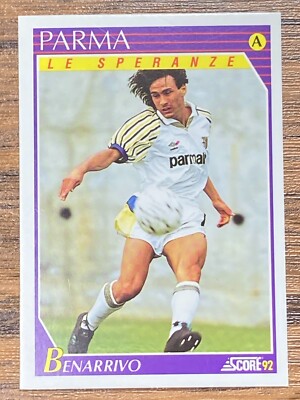 Score 92 Card Calcio Serie A Antonio Benarrivo Parma | eBay
