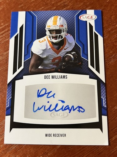 Dee Williams 2024 Sage High Series Black AUTOGRAPHED #A-DE2 Seattle ...