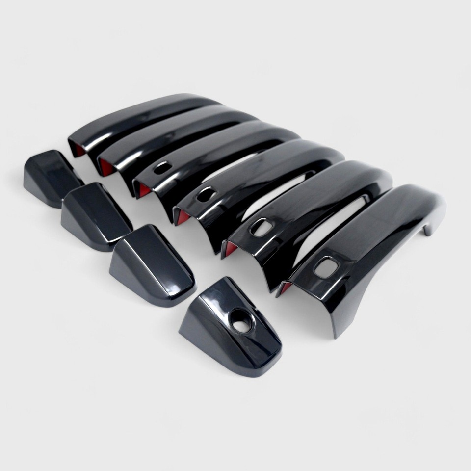 Patented Snap-On Black Door Handle Cover for 19-25 GMC Sierra 2500 W ...