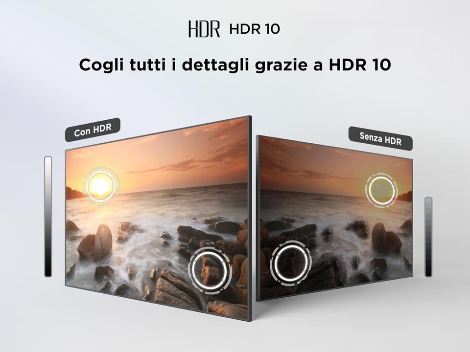 TV 32V4C - 32'' HD Smart QLED Direct LED Con Android TV E HDR ...