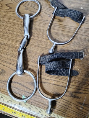 6" Korsteel Horse But And Friendly Love Spurs Shank Heal Bin3 | eBay ...