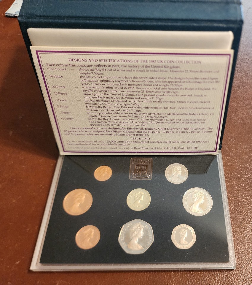 1983 GREAT BRITAIN PROOF COIN SET | eBay