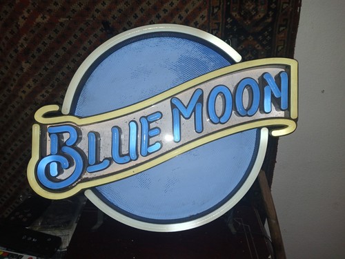 Vintage Blue Moon Neon Sign Beer, Man Cave, Bar | eBay