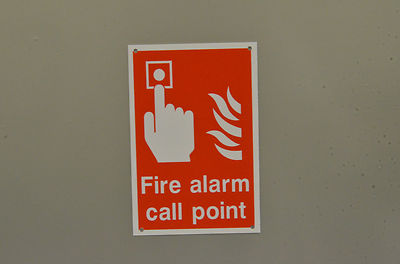 FIRE ALARM CALL POINT sign or sticker 150mm x 100mm fire safety ...