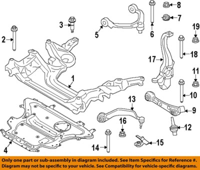 BMW OEM 17-25 530e xDrive Suspension Components-Knuckle Bolt ...