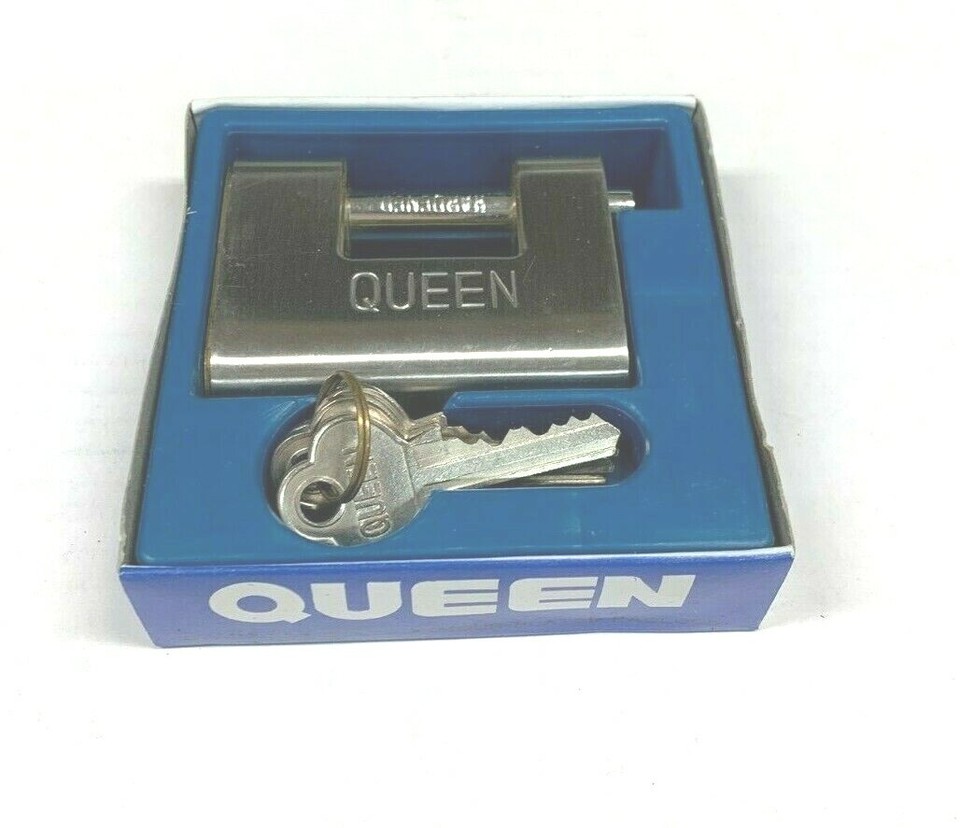 QUEEN 70 mm ( 2-3/4") MONOBLOCK PADLOCK - PROTECTED SHACKLE-KEYED ...