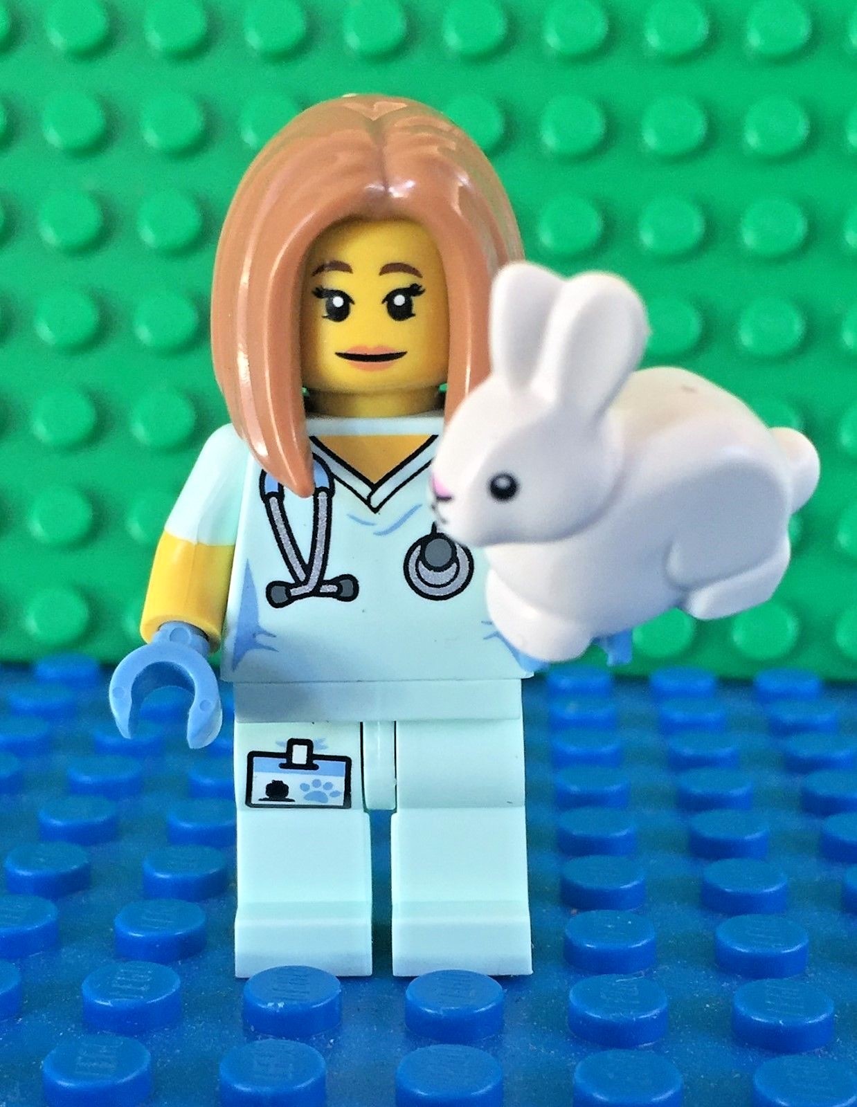 Lego 71018 series 17 VETERINARIAN Rabbit Vet Minifigures City Town New ...