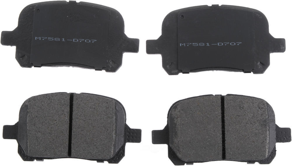 Disc Brake Pad Set-PSM Semi-Met Disc Brake Pad Autopart Intl 1402-69707 ...