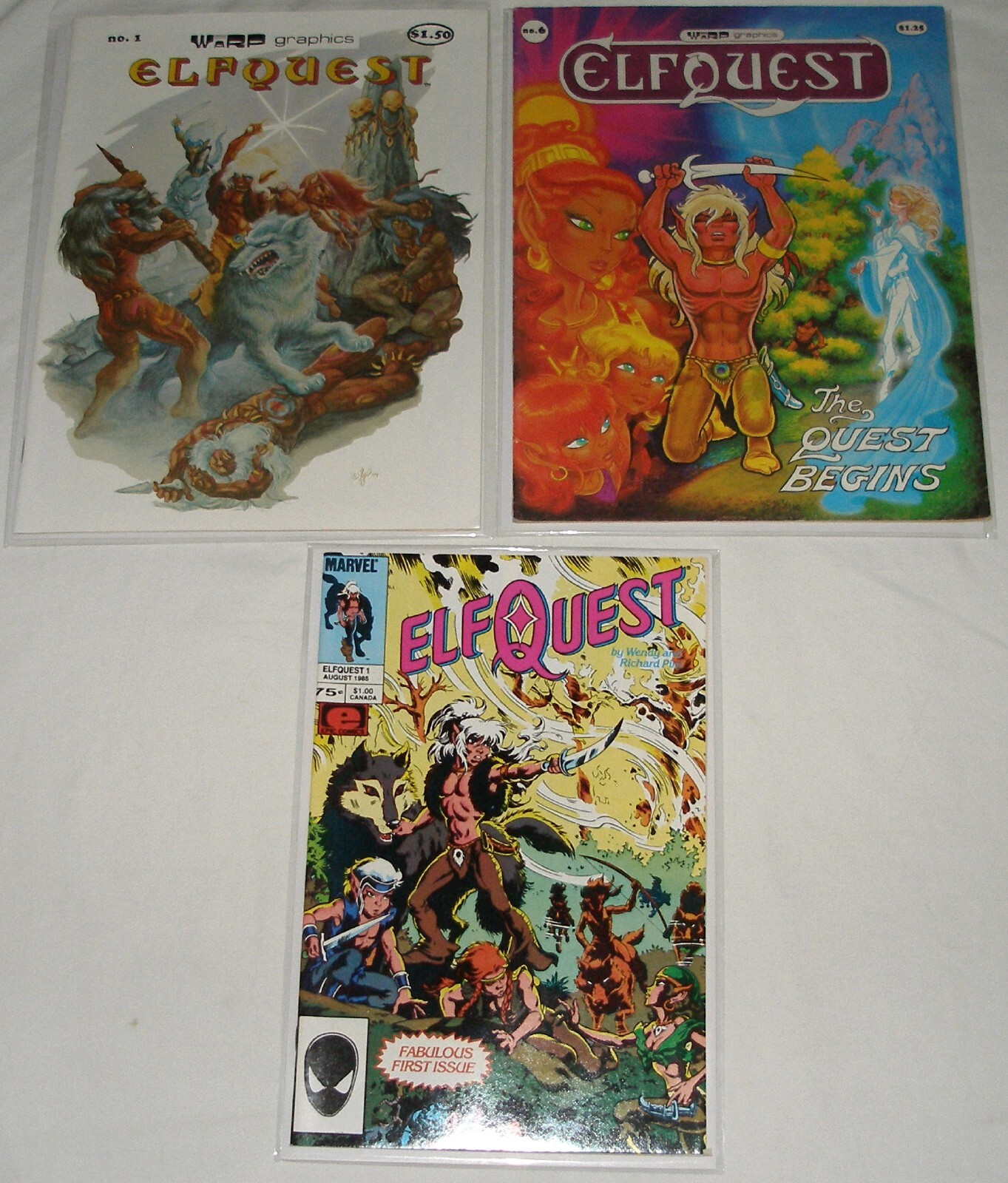 MARVEL ELFQUEST #1 & #2 COMIC BOOKS | eBay