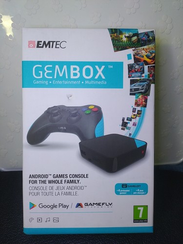 Emtec GemBox Android Games Console CPU Quad-Core 1.5GHz/1GB ram/16GB ...
