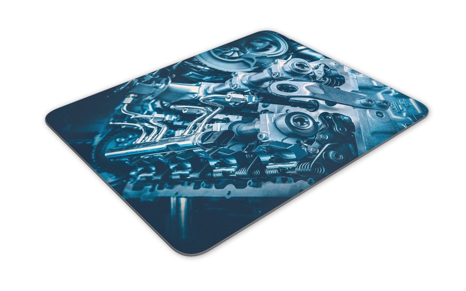 Cool Motor Engine Mouse Mat Pad - Car Bike Dad Brother Uncle Gift ...