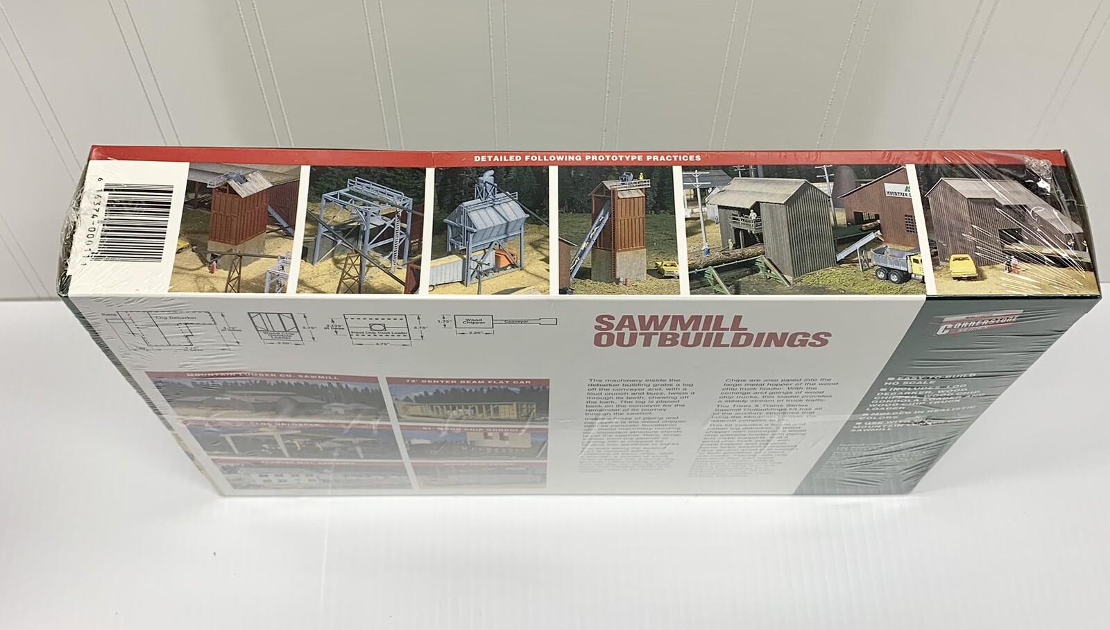 New Walthers Sawmill Outbuildings Kit HO Model Railroad Building 933 ...
