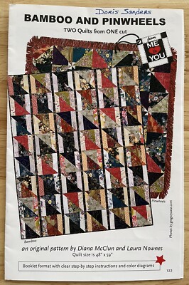 Bamboo And Pinwheels From Me To You By Diana McClun Quilt Pattern 122 ...