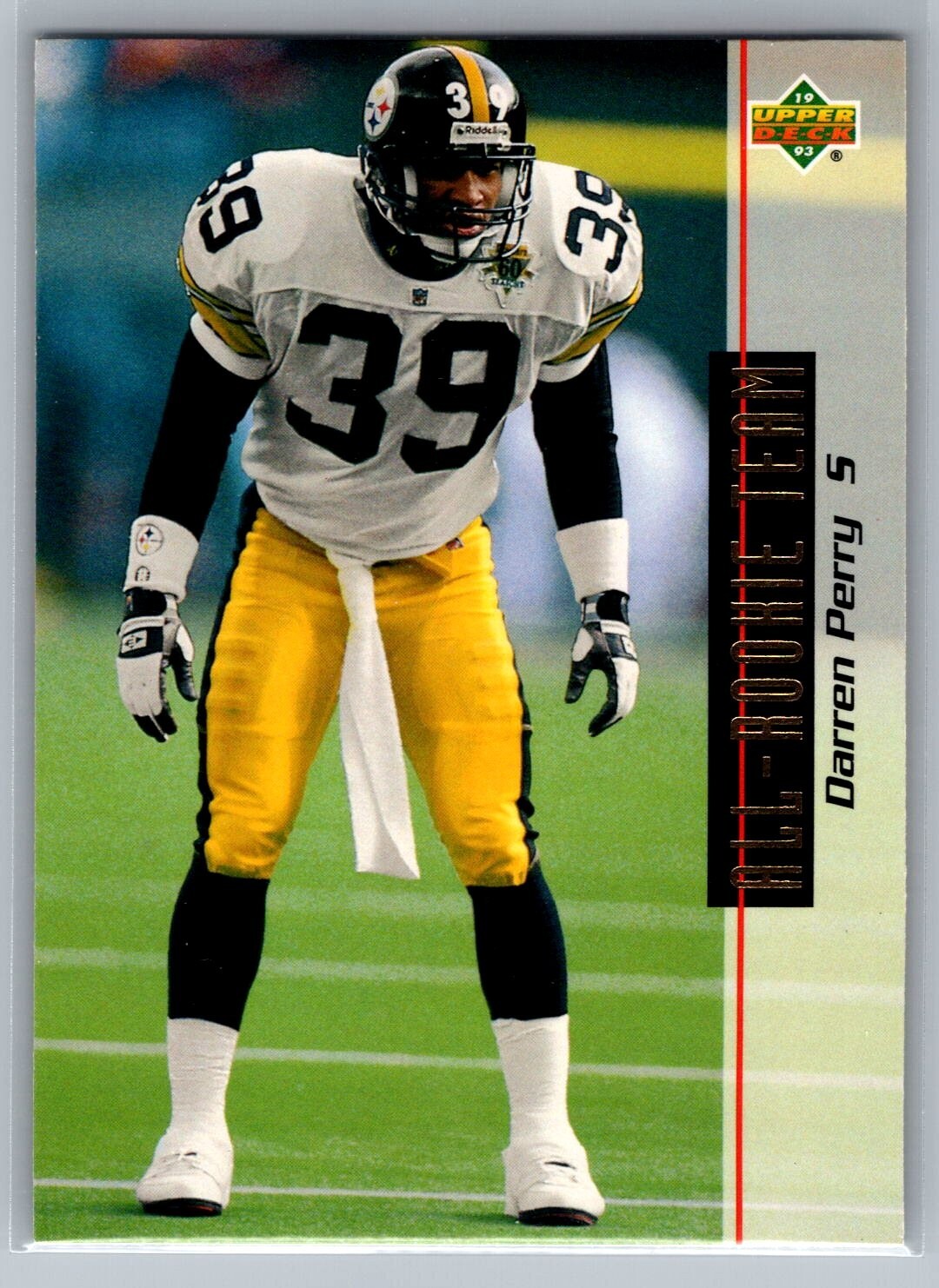 1993 UPPER DECK ALL ROOKIE TEAM CARD # 49 Darren Perry - Pittsburgh ...