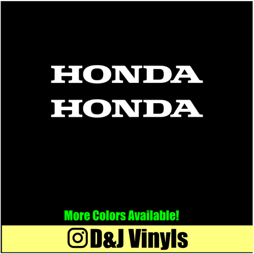 2x HONDA Vinyl Decal Sticker JDM Motorcycle Civic Racing | eBay