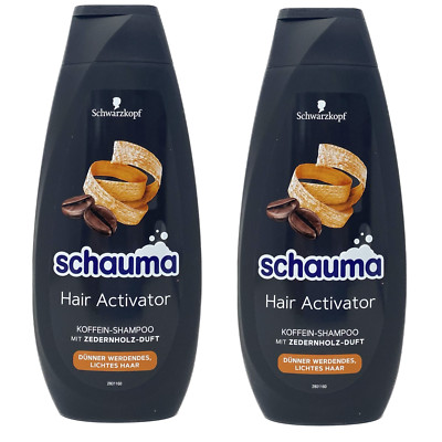 2x Schauma Hair Activator 400ml Koffein Shampoo für dünnes Haar ...