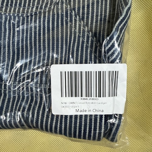 Men Primary Denim Jeans Railroad Work Pants Multi-Pocket Striped Cargo ...