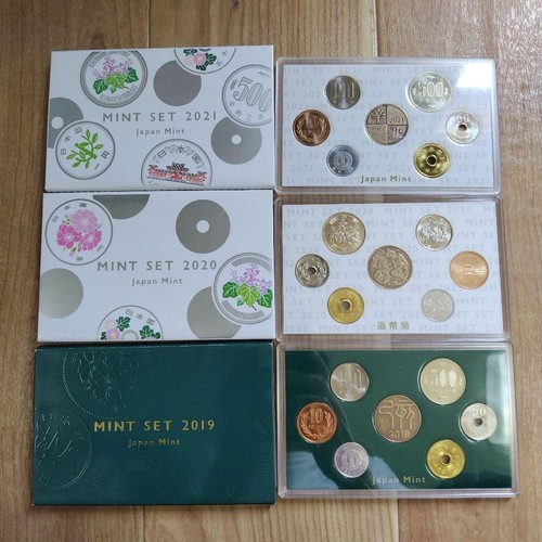 Japan Mint 2019-2021 Coin Mint Set 3 pieces Made in Japan | eBay