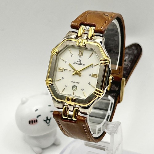 Romanson quartz watch for women date | eBay