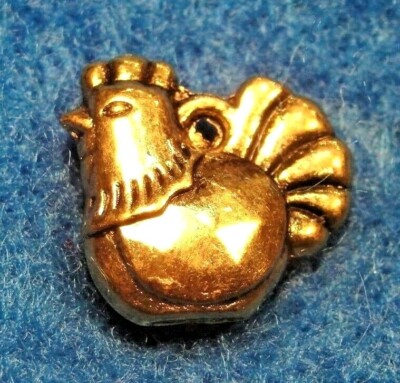 50Pcs. WHOLESALE Tibetan Antique Gold 3D CHICKEN Hen Bird Charms Ear ...