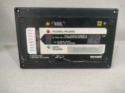 SQUARE D 43134-007-50 LINE ISOLATION MONITOR ISO-GUARD - WITHOUT ...
