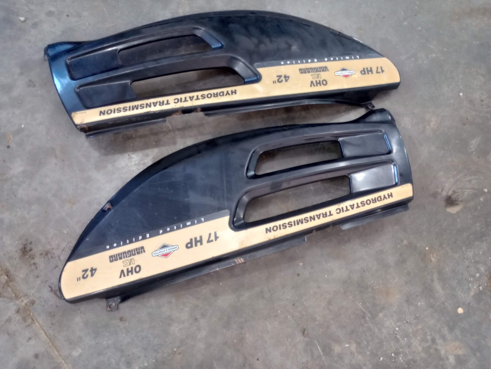 MTD Mastercraft Riding Lawn Mower Tractor 17 HP 42" Side Panels Shield ...