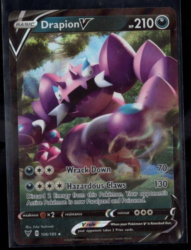 Drapion V 106/185 Ultra Rare Vivid Voltage Pokémon TCG Near Mint | eBay