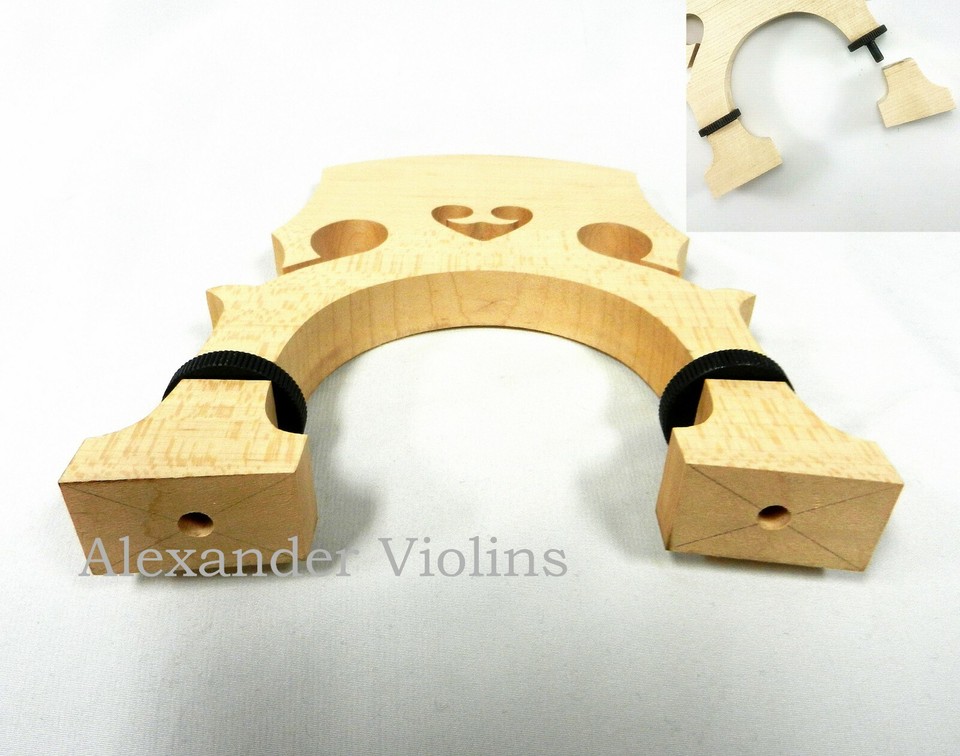 HAND MADE PROFESSIONAL ADJUSTABLE BRIDGE UPRIGHT BASS 3/4 SIZE, US ...