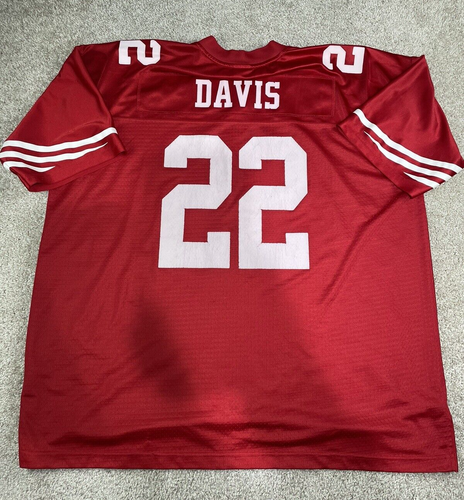 NFL Players Pro Line 49ers San Francisco Mike Davis #22 49ers Jersey ...