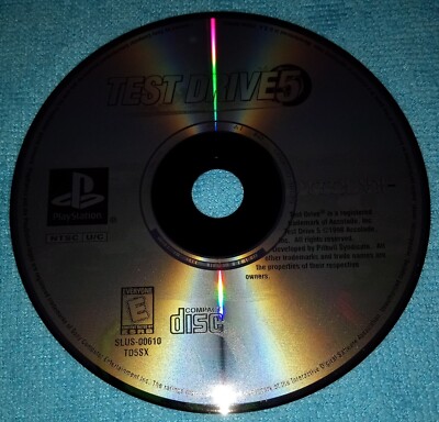 Test Drive 5 (Sony Playstation 1 PS1, 1998) Tested Working Good DISC ...