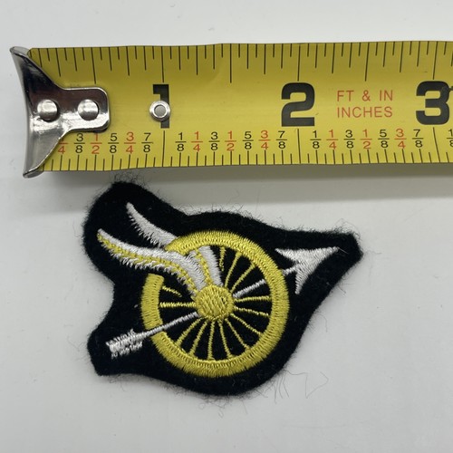 U.S. Military Army Motorcycle Winged Wheel Patch Insignia Cut Edge Wool ...