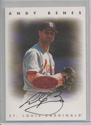 1996 Leaf Signature Autographs - Andy Benes Auto / SP | eBay