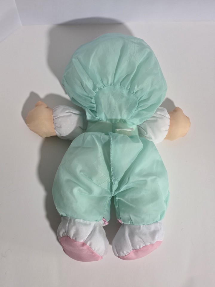 Vintage 1990 Fisher Price Puffalump Kid Baby Doll Mint Green Blonde ...