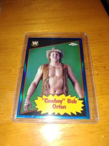 2025 Topps Chrome WWE - 1985 Topps Legends Bob Orton #85TL-BO Blue ...