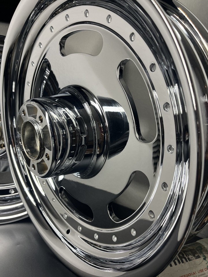 Harley Dyna FAT BOB 2008 -17 CUSTOM Chrome FXDF WHEEL OEM front rim ...