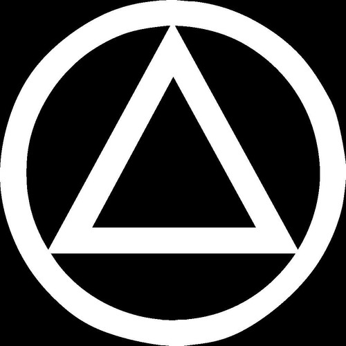 Alcoholics Anonymous Symbol AA Vinyl Car Window Decal Bumper Sticker US ...
