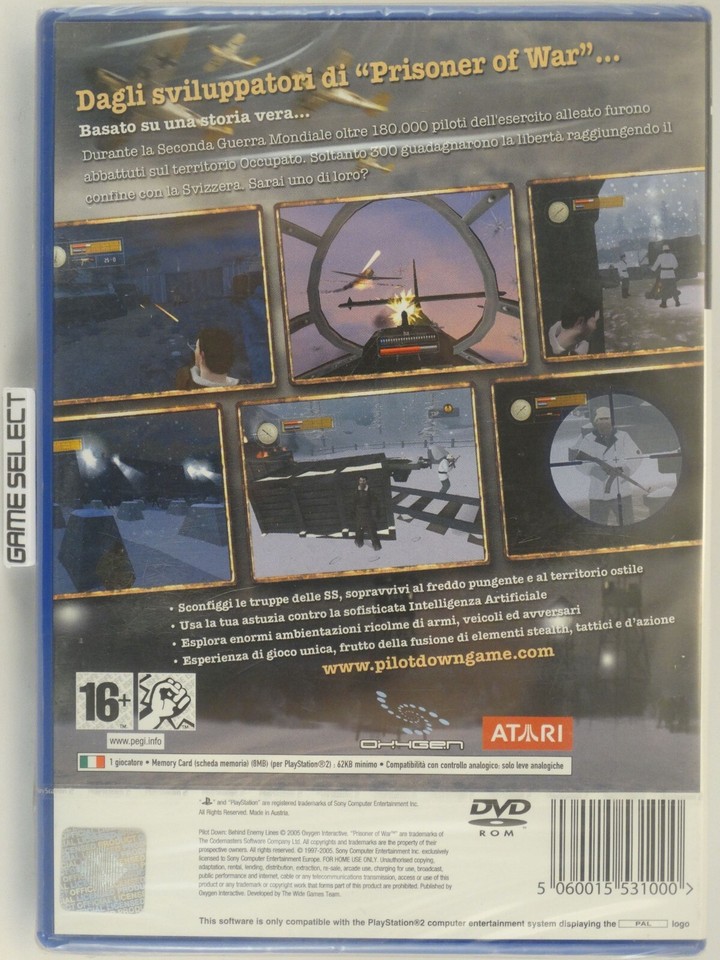 PILOT DOWN BEHIND ENEMY LINE SONY PS2 PLAYSTATION 2 PAL ITALIANO NUOVO SIGILLATO | eBay