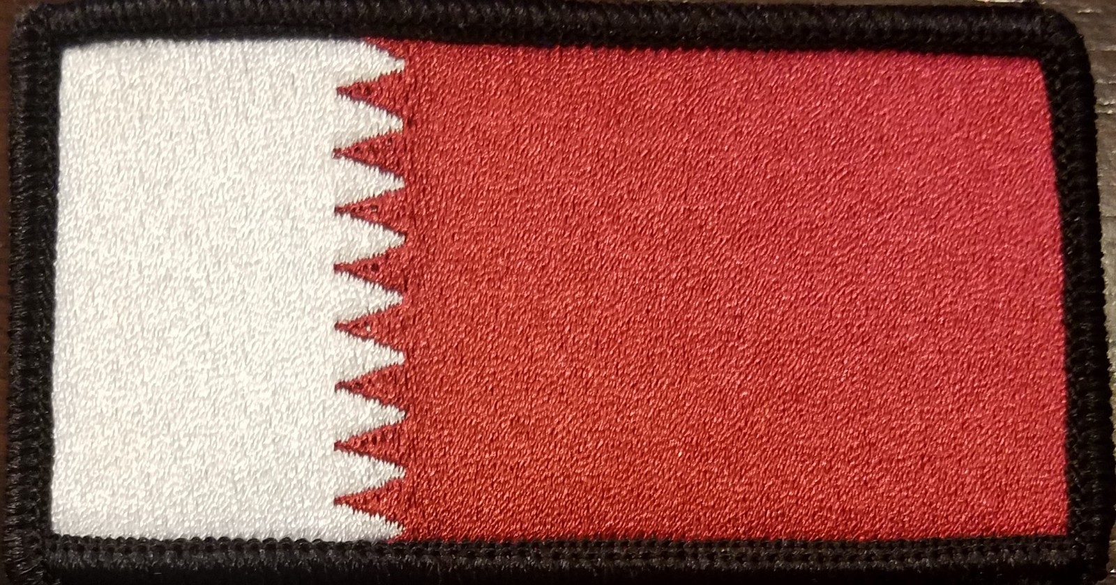 BAHRAIN Flag Military Patch With Hook Adhesive Fastener Tactical Black ...