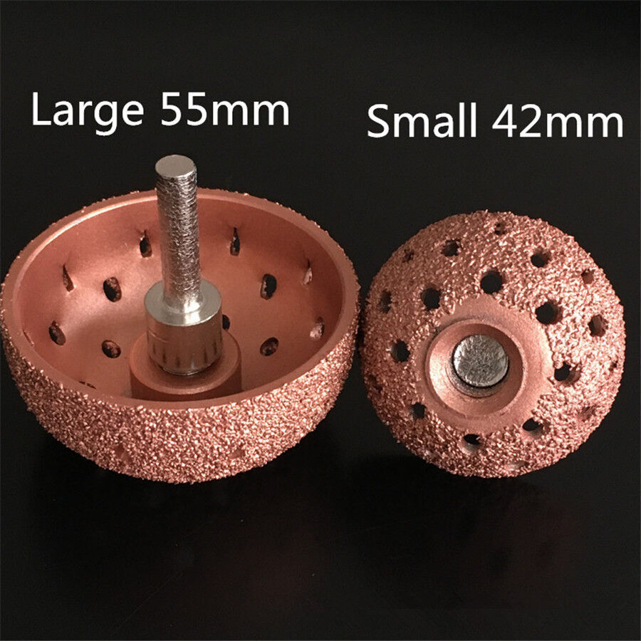 1pc 55mm Buffing Wheel Bowl Type Grind Ball Rasp Car Tire Repair Tool ...