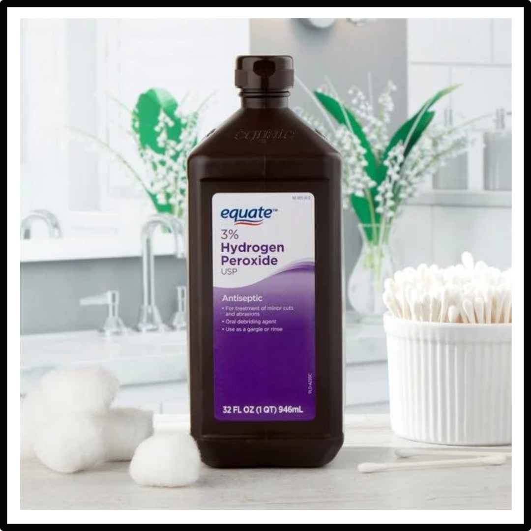 Equate 3% Hydrogen Peroxide Liquid Antiseptic - 32 fl oz, Pack of 4 for ...