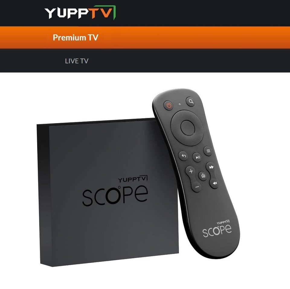 New Scope Media Box Yupp TV 1 Year 250 Indian Live Channels Included ...