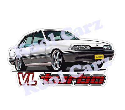 Car Window Vinyl stickers, decal, VL Commodore, Turbo, BT1 | eBay Australia