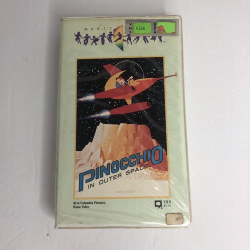 Pinocchio In Outer Space (Clamshell VHS, 1985, Magic Window) Animated ...
